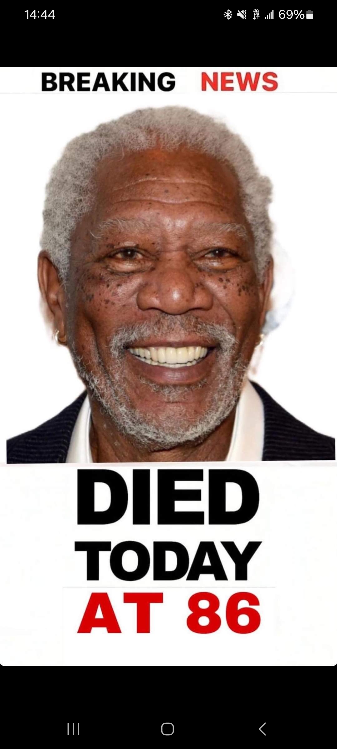 SAD STORY OF MORGAN FREEMAN